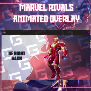 Marvel Rivals Animated Overlay | Marvel | Twitch | Streaming | Streamer ...