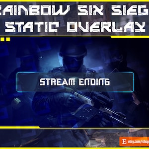 Rainbow Six Siege Overlay | Webcam | Panels | Static | Streaming ...