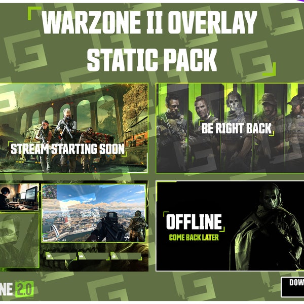 Warzone 2 Overlay - Etsy