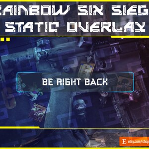 Rainbow Six Siege Overlay | Webcam | Panels | Static | Streaming ...