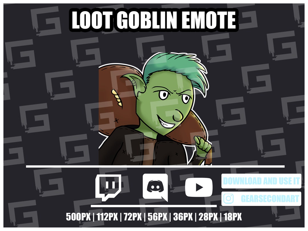 Twitch Emote Loot Goblin Apex Legends Escape From Tarkov Fantasy - Etsy