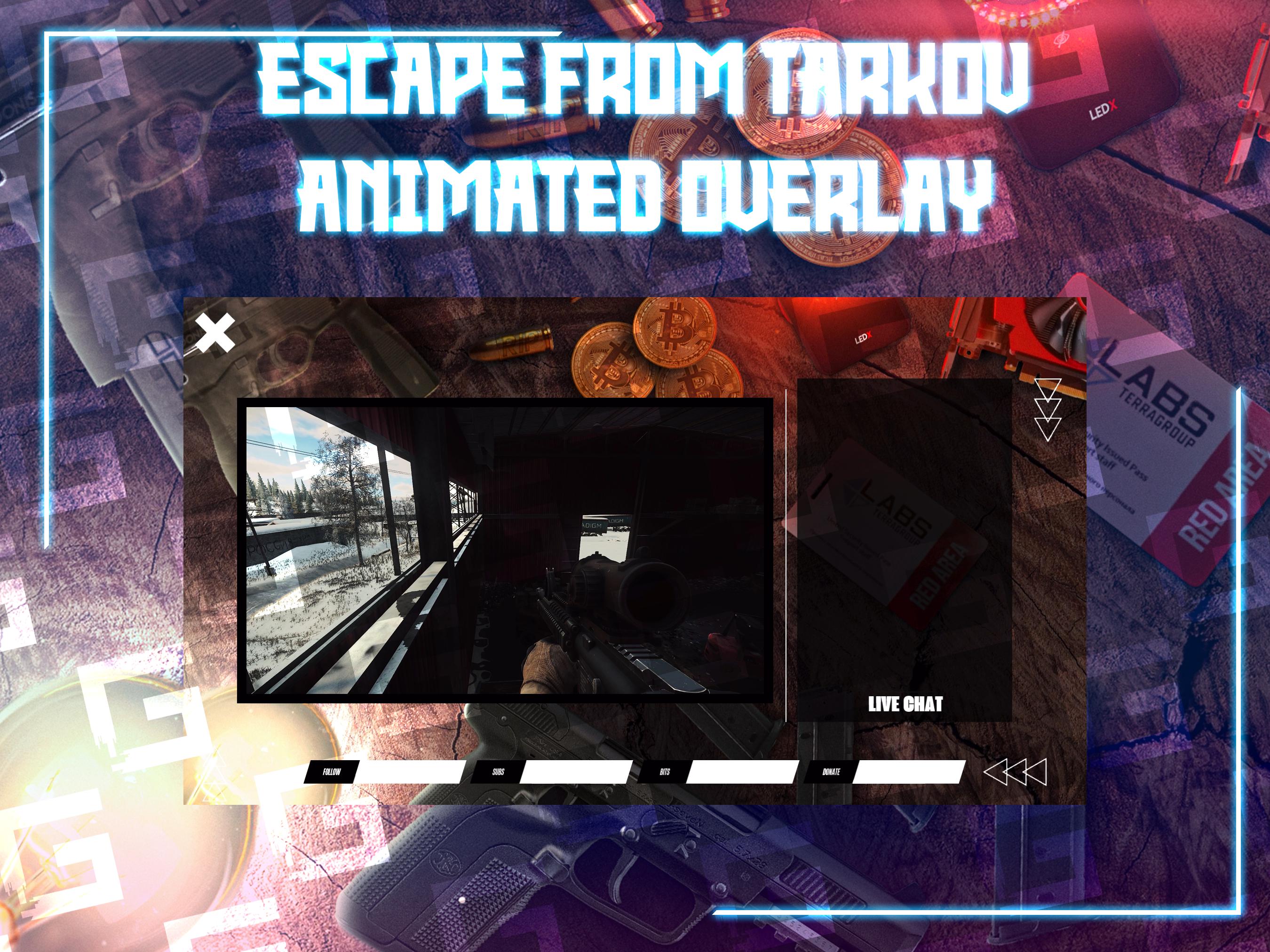 Escape From Tarkov Streaming Overlay | Animated Overlay | Overlay ...
