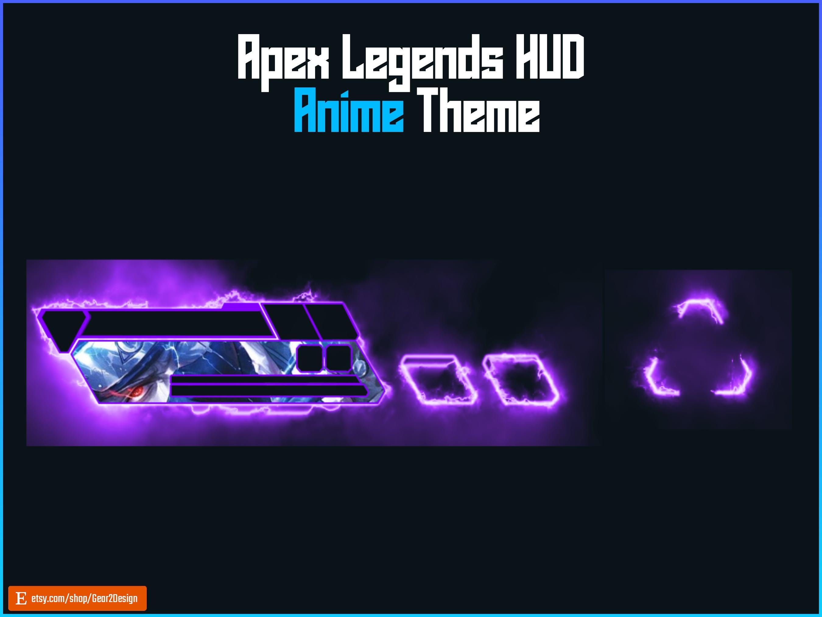 Anime Styled Apex Legends Animated Overlay HUD Twitch Animated Overlay ...