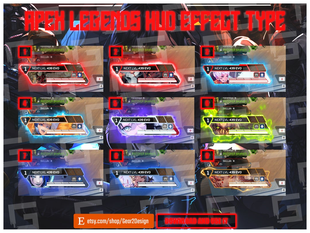 Apex Legends Animated Overlay || HUD || Twitch Animated Overlay ...