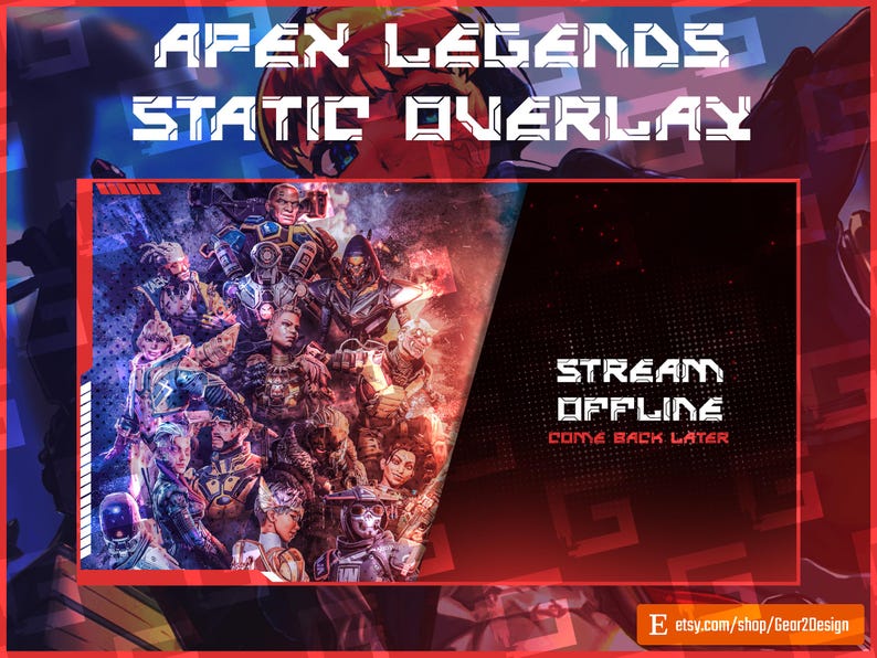 Apex Legends Static Overlay || Twitch Overlay || Twitch Stream || Apex ...