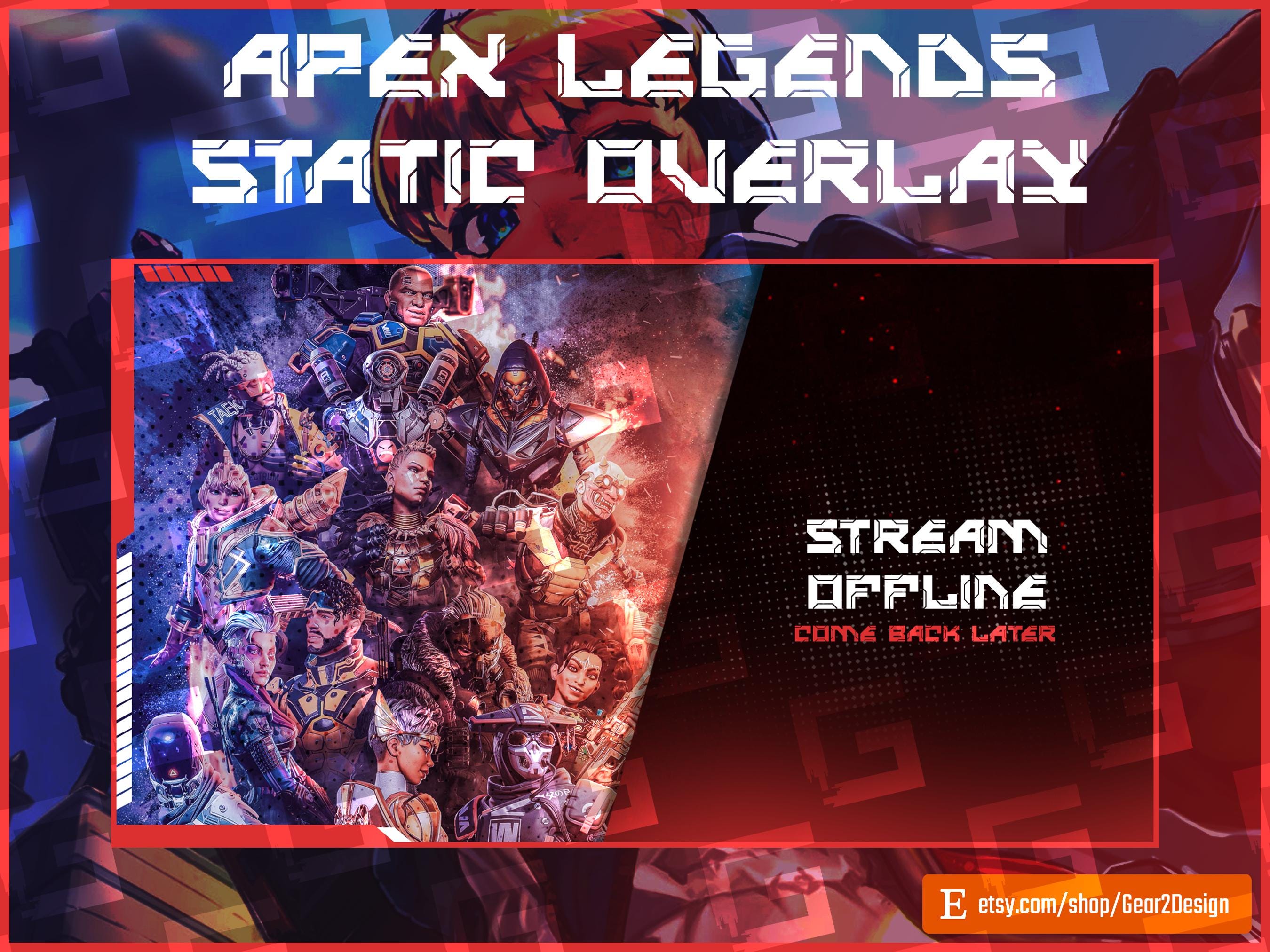 Apex Legends Static Overlay || Twitch Overlay || Twitch Stream || Apex ...