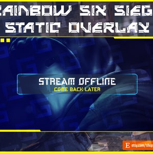 Rainbow Six Siege Overlay | Webcam | Panels | Static | Streaming ...