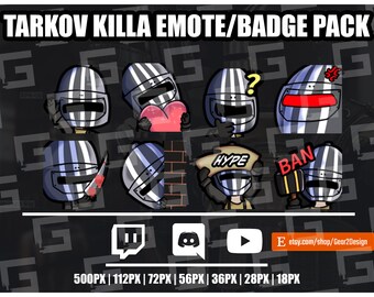 Escape From Tarkov MEGA EMOTE PACK Twitch Discord Pngtuber Vtuber Emote ...