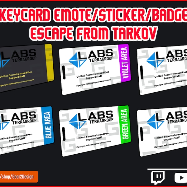 Tarkov Keycards - Etsy