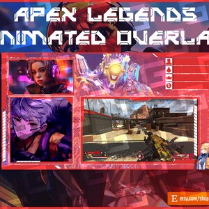 Apex Legends Animated Overlay || Twitch Overlay || Twitch Stream ...