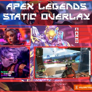 Apex Legends Static Overlay || Twitch Overlay || Twitch Stream || Apex ...
