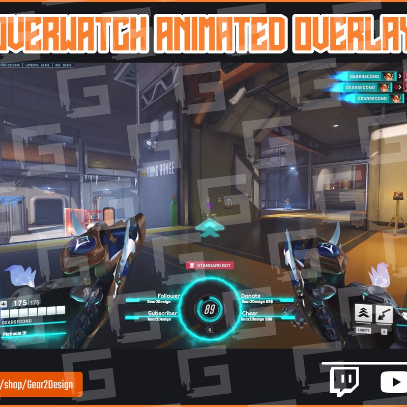 Overwatch Overlay - Etsy