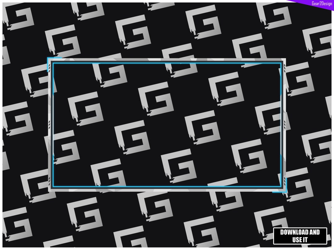 Facecam Overlay || Blue Neon || [twitch/youtube] - Etsy