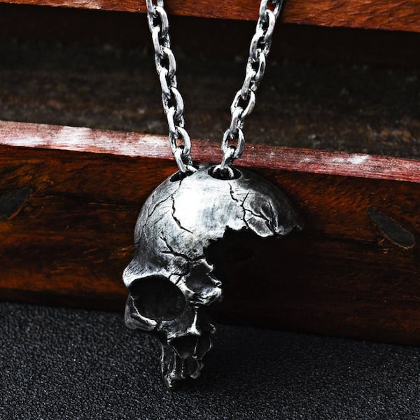 Half Skull - Etsy