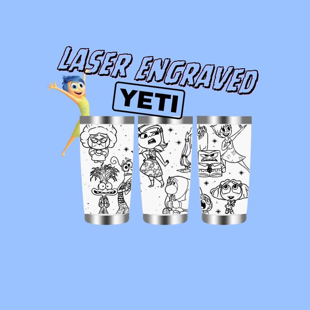 Inside Out 2 Engraved Travel Coffee Cup Stainless Steel Tumbler - Etsy