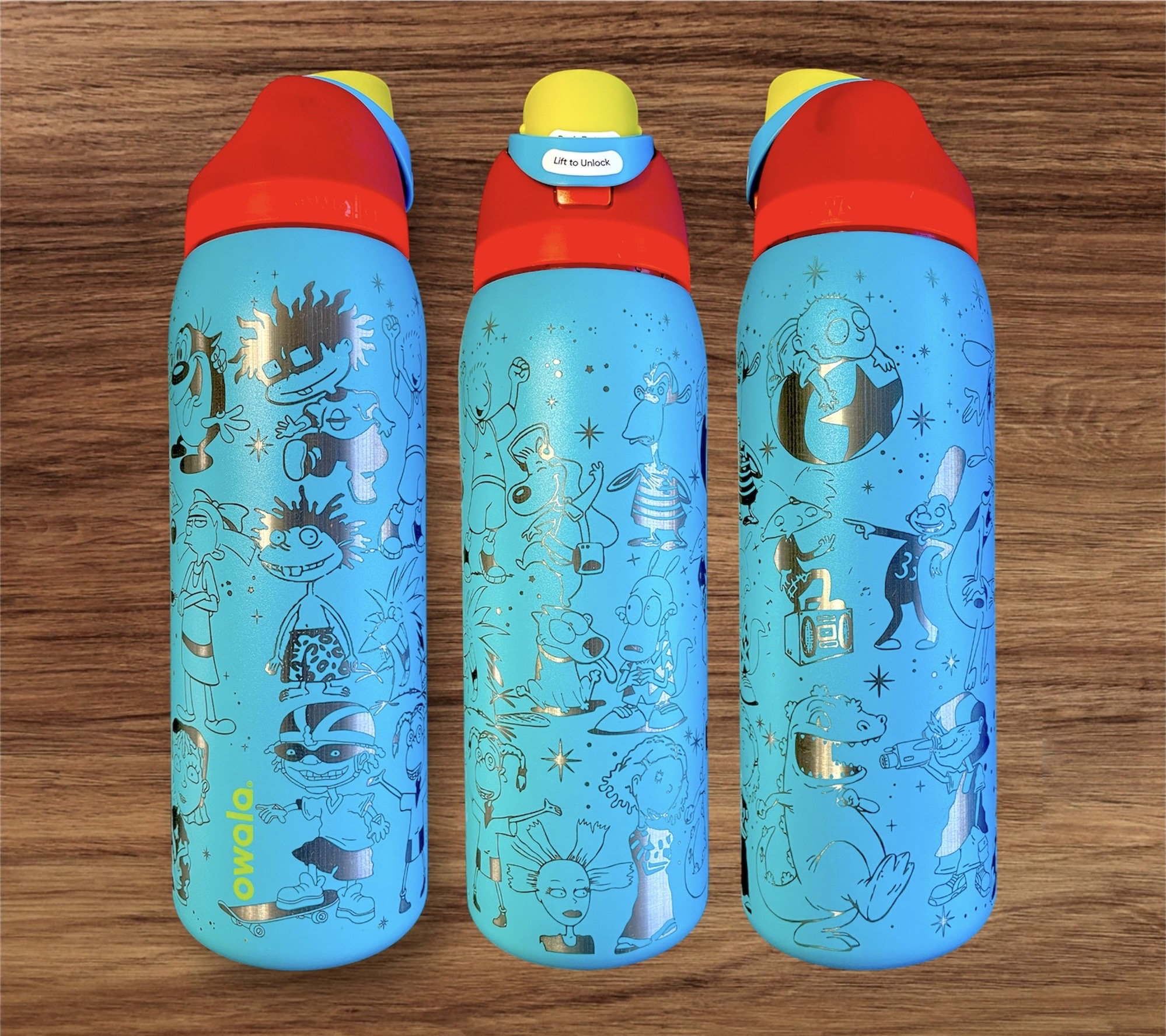 Nickelodeon Engraved Stainless Steel Water Bottle With Dual Sip/chug ...