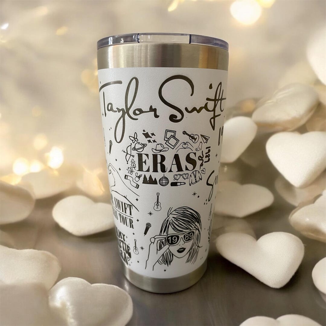 Full Wrap Taylor Swift Engraved Travel Cup Stainless Steel Tumbler - Etsy