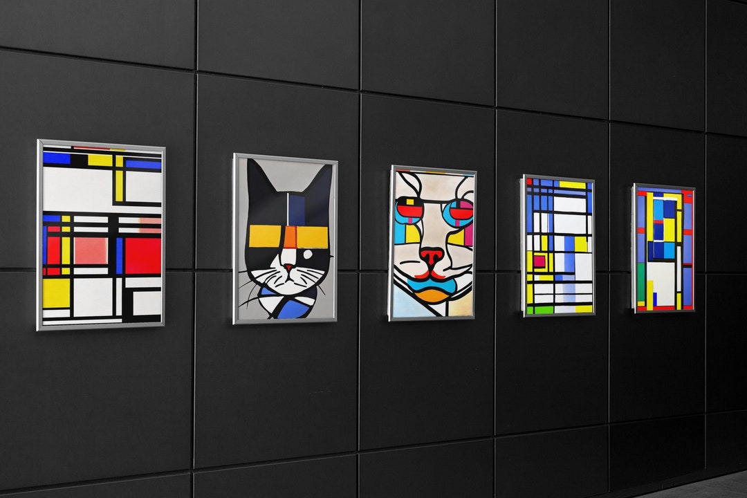 Piet Mondrian Posters Ready to Download, Great for Any Space - Etsy