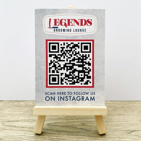 Personalized Qr Code Signs - Etsy UK