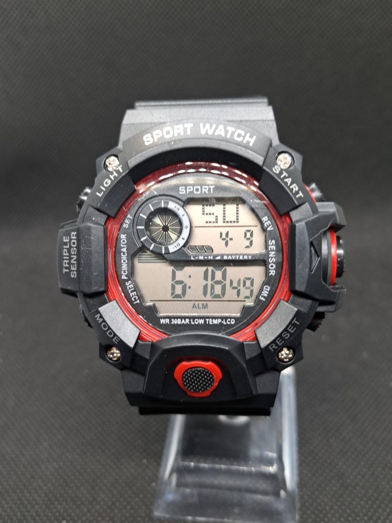 Sport Watch Triple Sensor Digital Adventure Style Watch - Etsy
