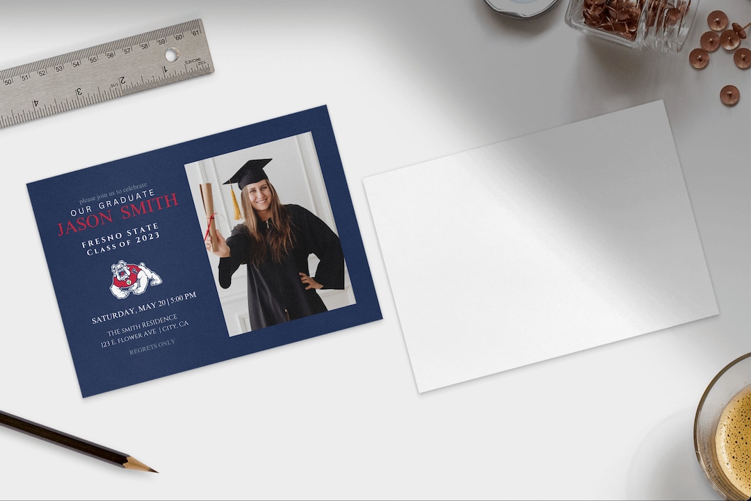 Fresno State Graduation, Graduation Party Invitation, Graduation ...