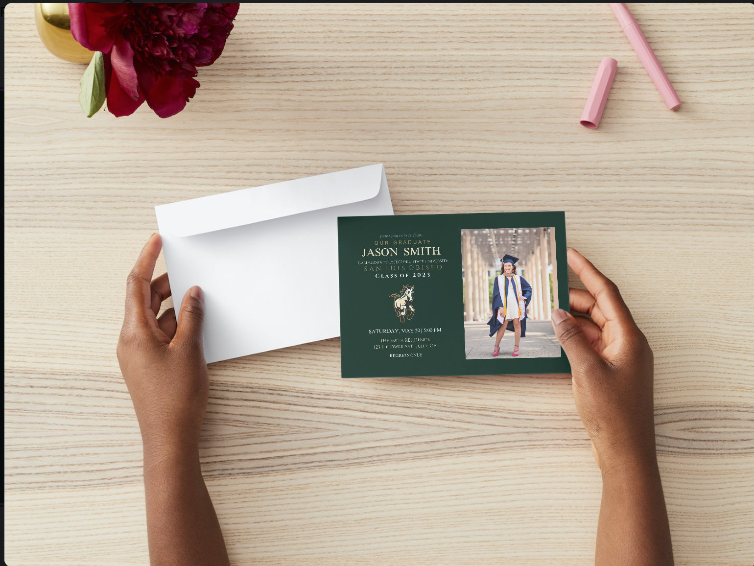 Cal Poly SLO Graduation, Graduation Party Invitation, Graduation ...