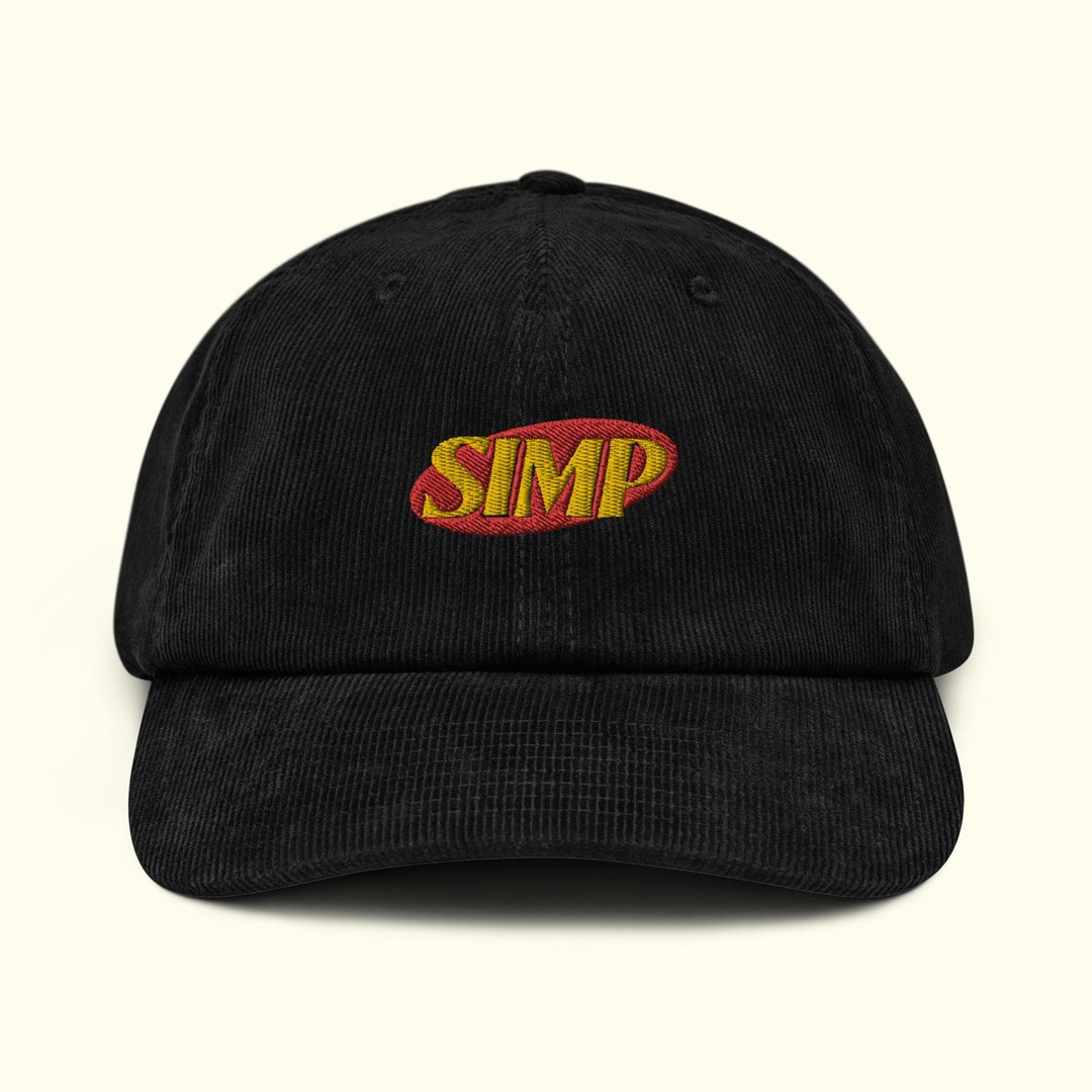 Simp Embroidered Corduroy Hat, Trendy Vsco Corduroy Cap, Vsco Tumblr ...