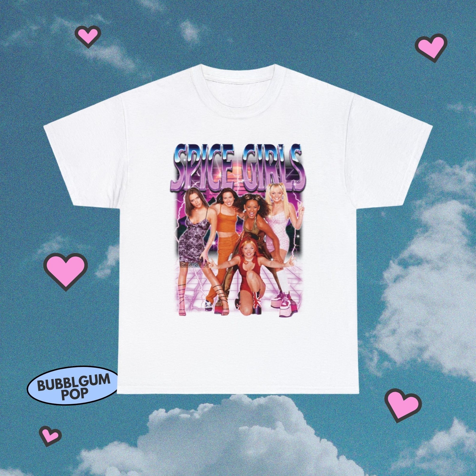 Spice Gurl T-shirt, Tribute Celebrity Shirt, Celebrity Merch, 90s ...