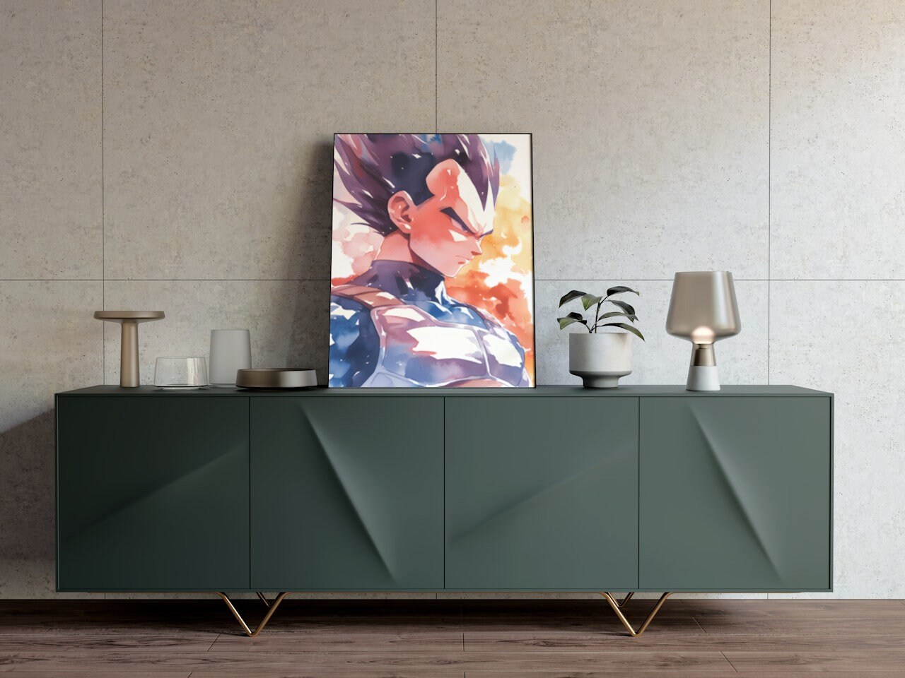 Legendary Vegeta Art: Digital Download for Anime Fans and Collectors - Etsy