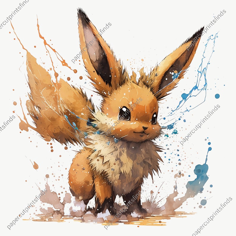 Eevee PNG Clipart: Arte Digitale Ad Alta Risoluzione per Fan E Designer ...
