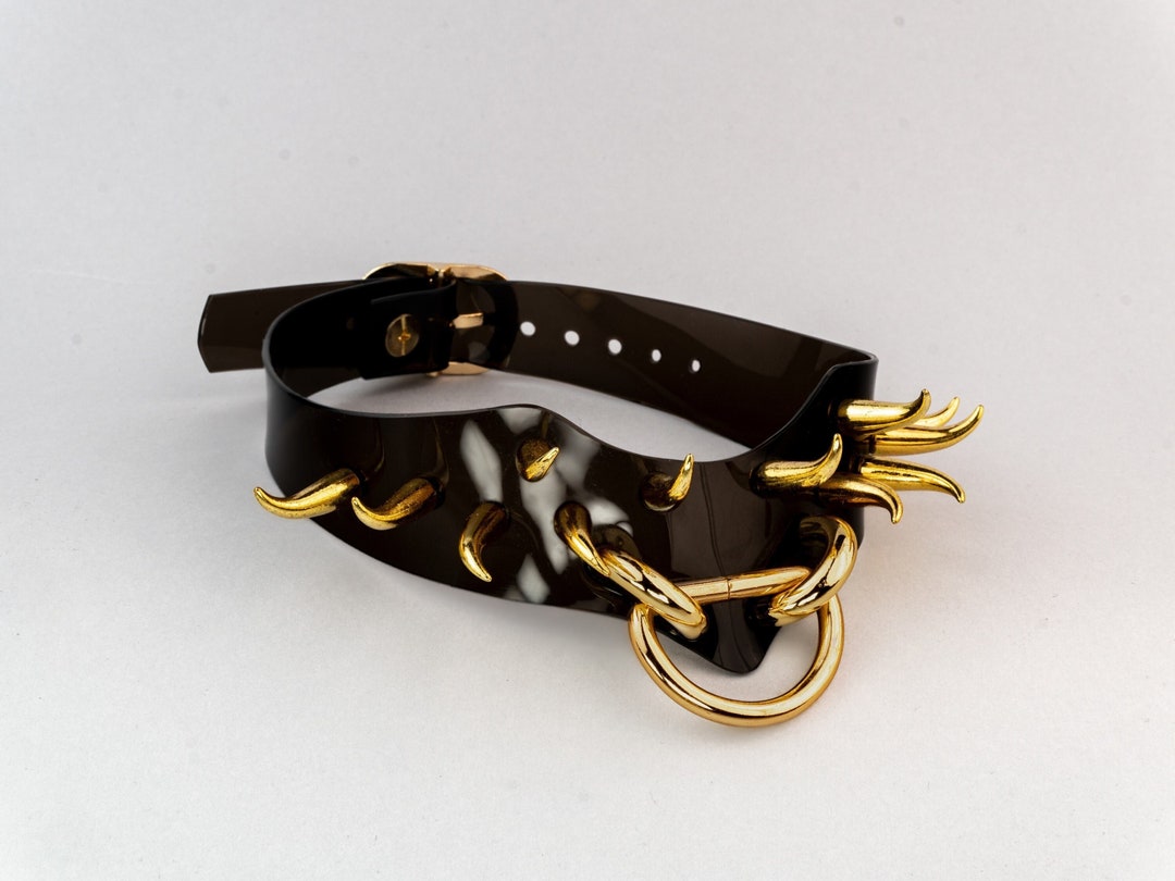 Gold Curved Spikes Alternative Choker - Etsy