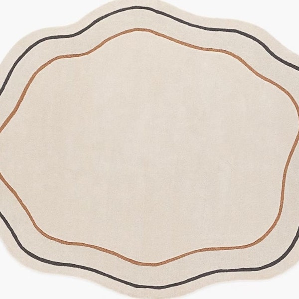 Abstract Shaped Rug - Etsy