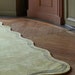 Scallop Wavy Shaped Hand Tufted Irregular Solid Color Large Area Rug ...