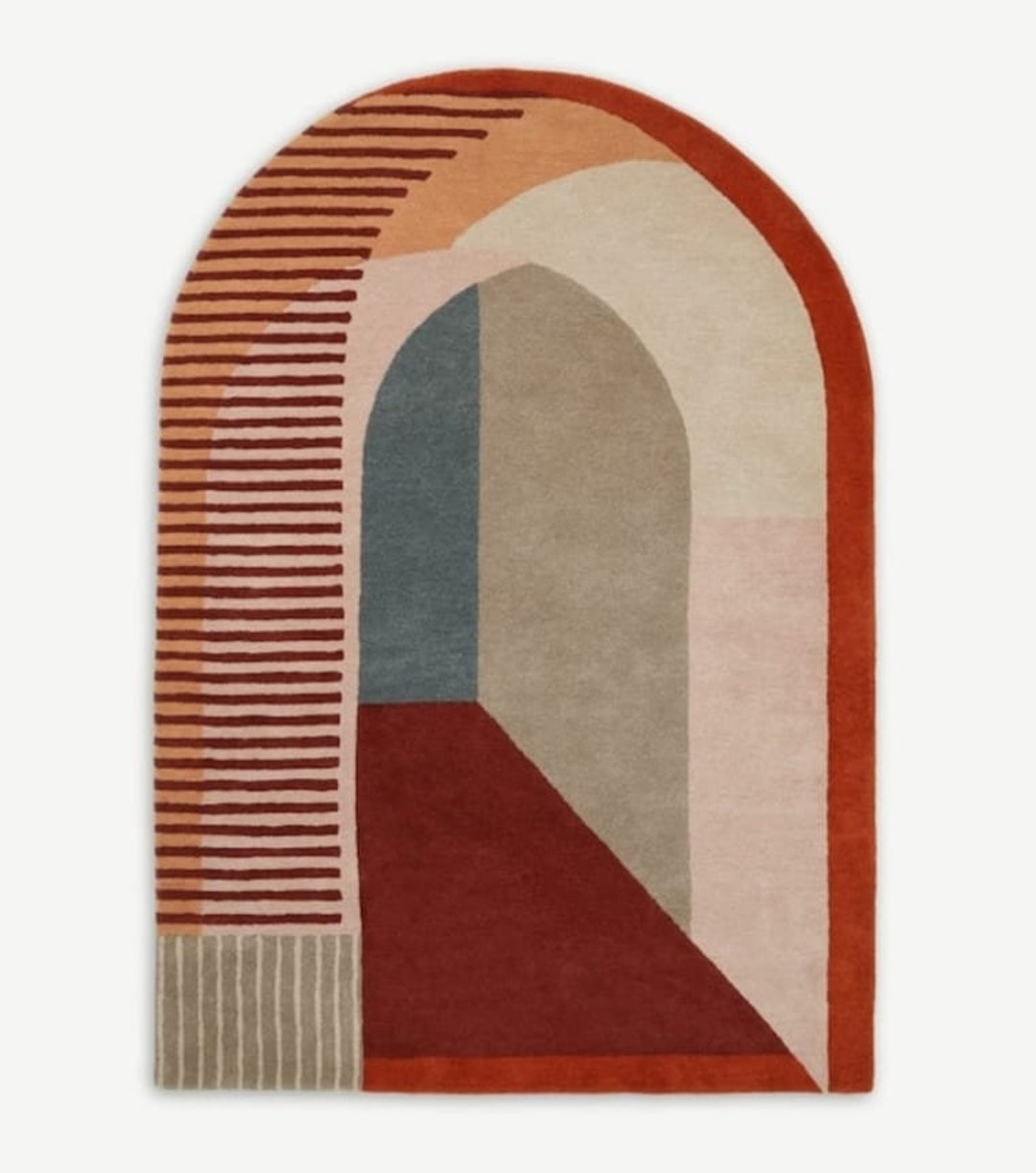 Mundo Multi Coloured Modern Hand Tufted Area Rug . quick Ship for Home ...