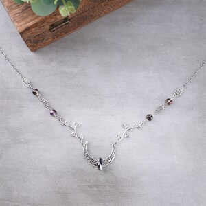 Gothic Moon Forehead Chain, Black Crystal Silver Head Jewelry for Her ...