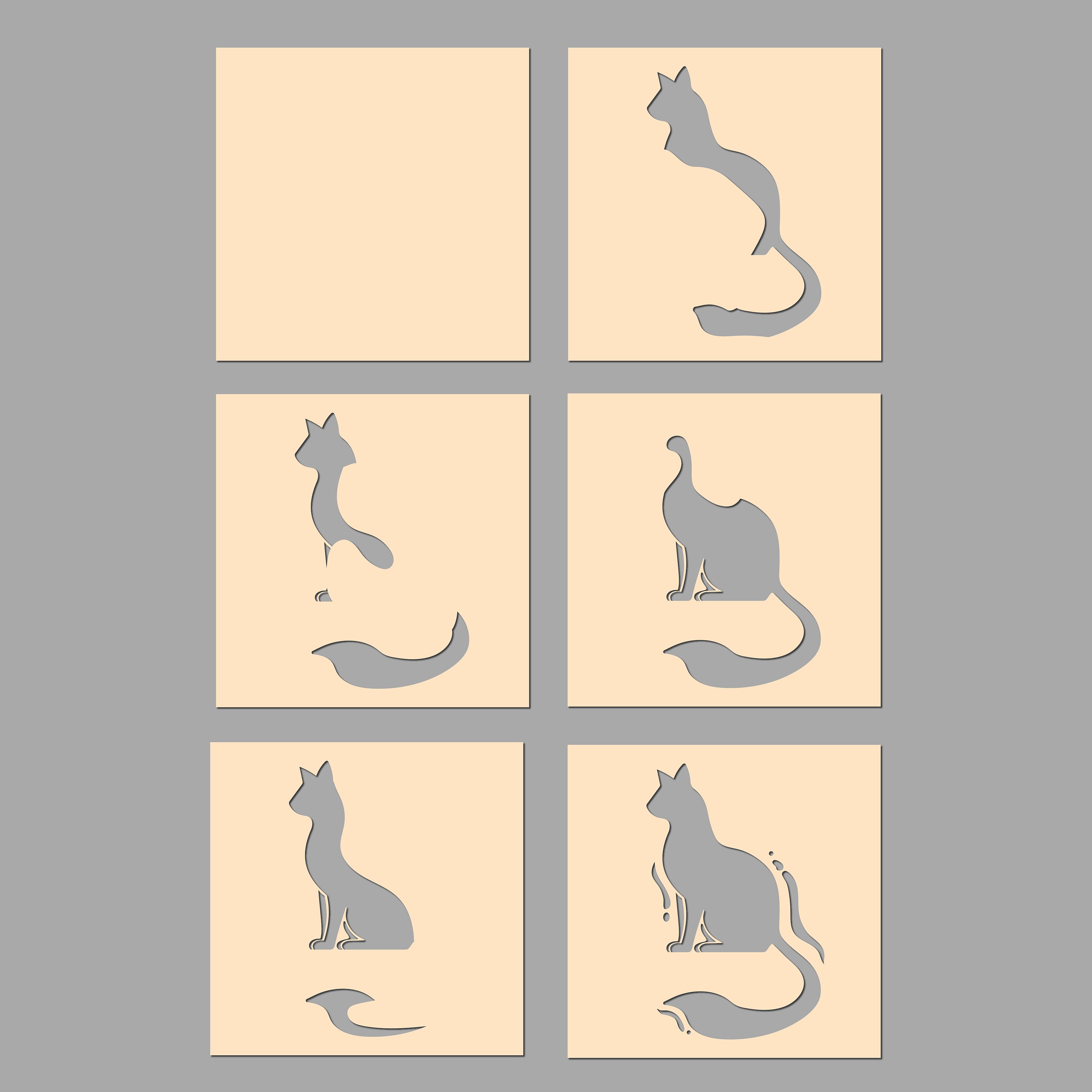 3D Cat Shadow Box Svg Layered Cat Svg Cat Laser Cut File - Etsy Australia