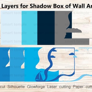 Lighthouse Shadow Box Svg, Lighthouse Cardstock, Lighthouse Paper Cut ...