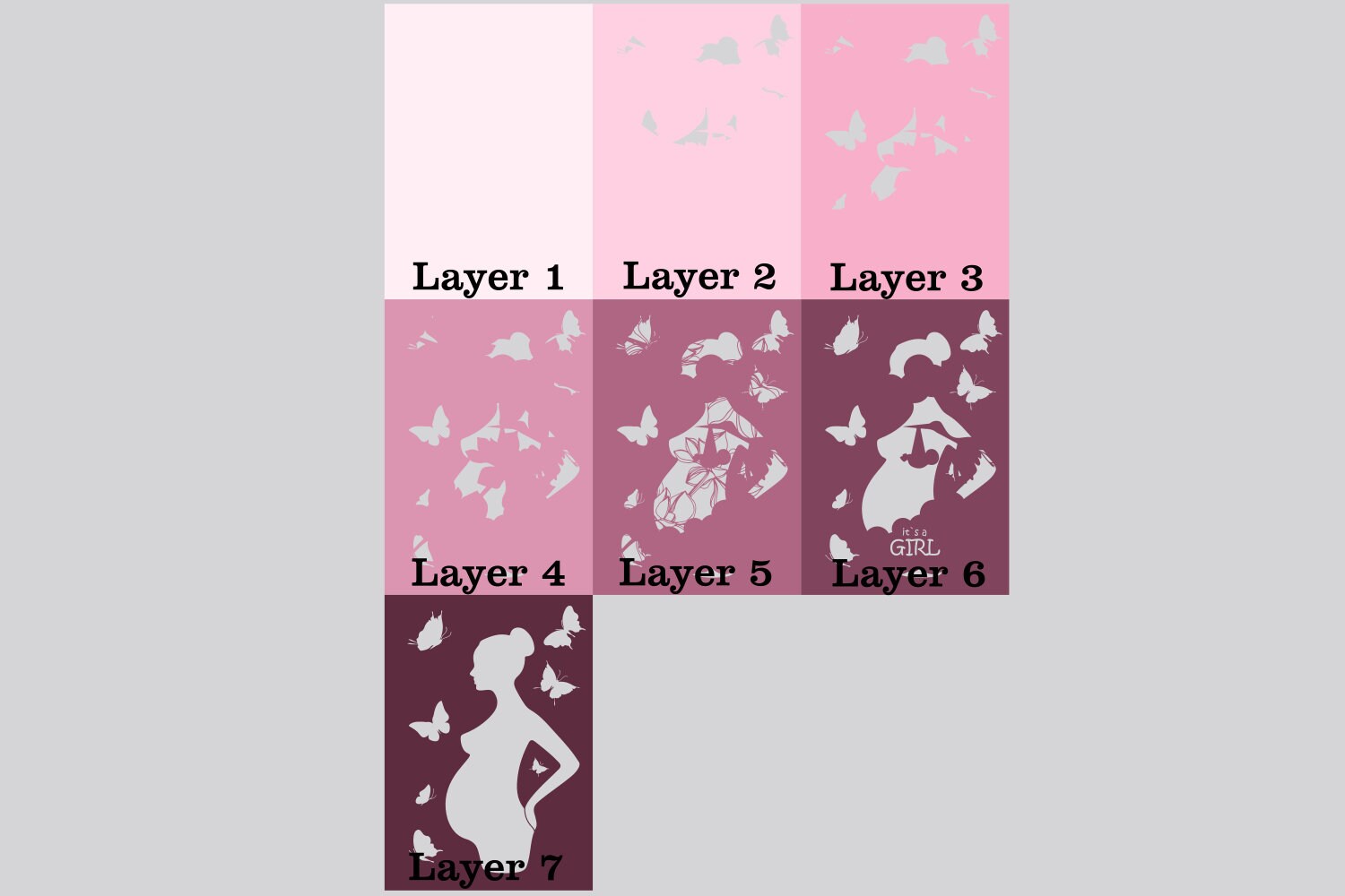 Pregnant Shadow Box Pregnant Lady Svg Pregnant Mom Gift - Etsy UK