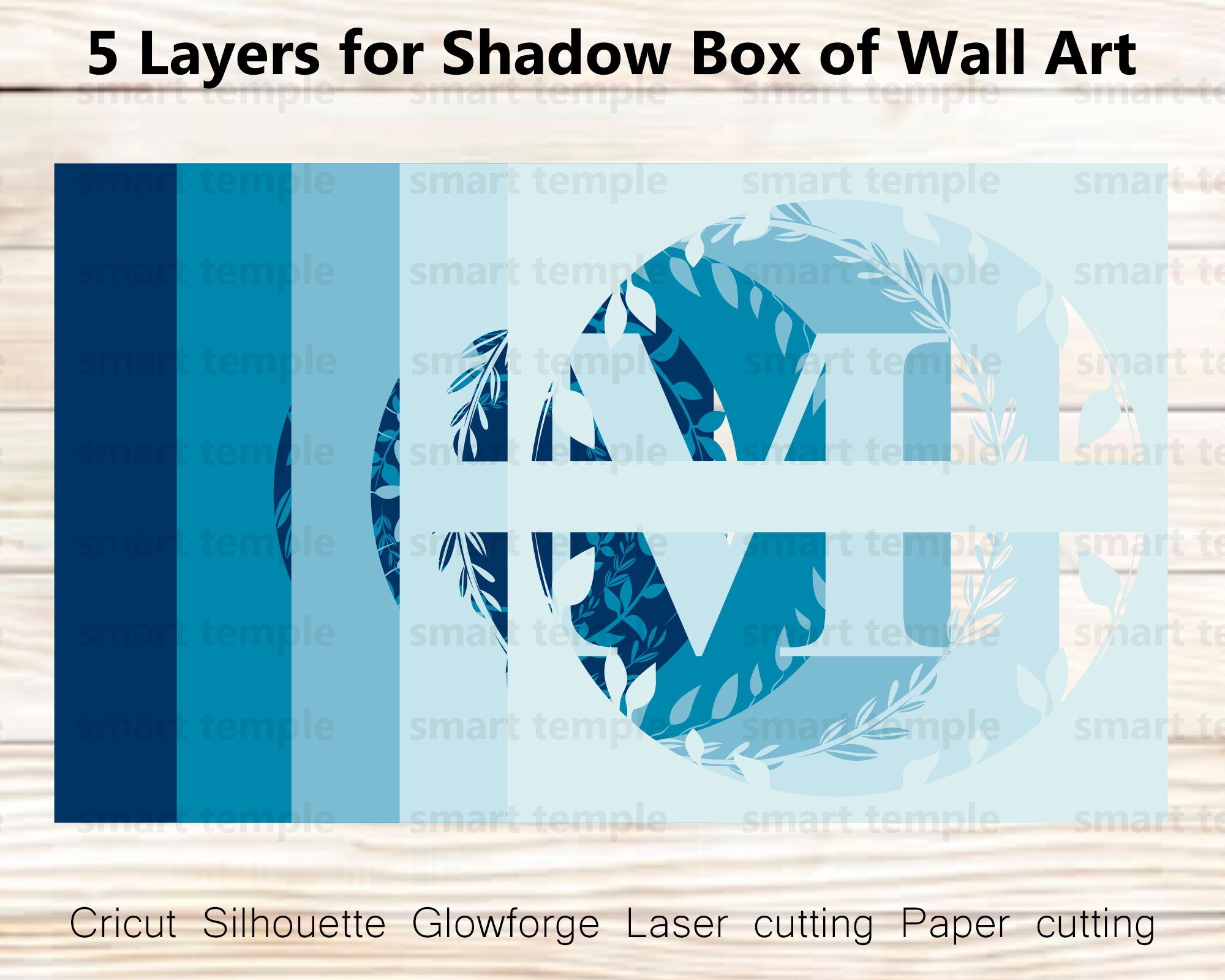 Monogram Shadow Box SVG 3D Split Monogram A-Z Shadow Box Svg - Etsy ...