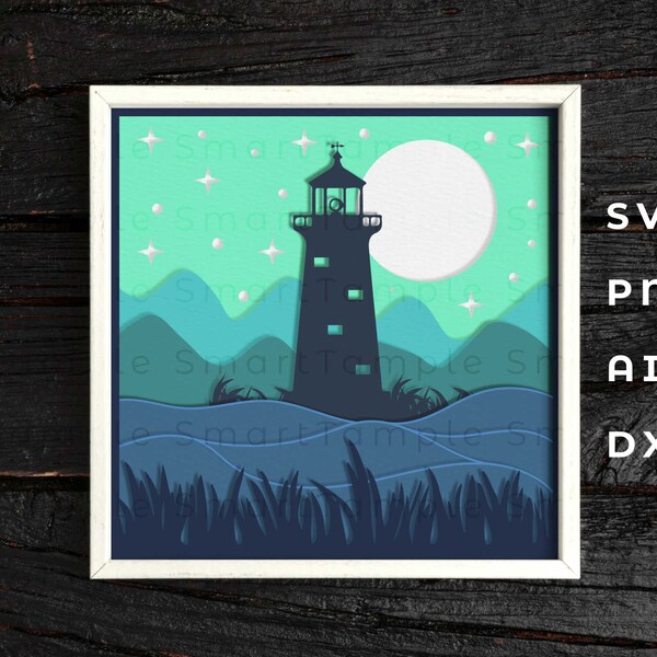 Lighthouse Svg - Etsy