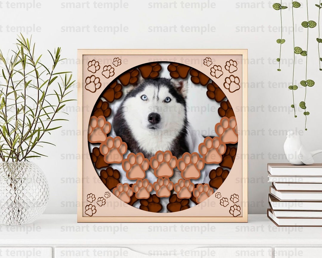 Dog Shadow Box Memorial, Pet Shadow Box Memorial SVG, Dog Shadow Box ...