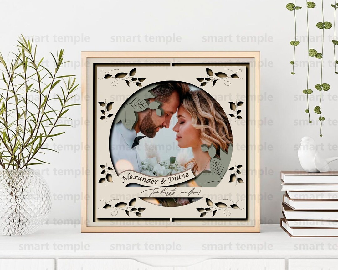 Customizable Wedding Shadow Box, Couple Shadow Box, Shadow Box ...