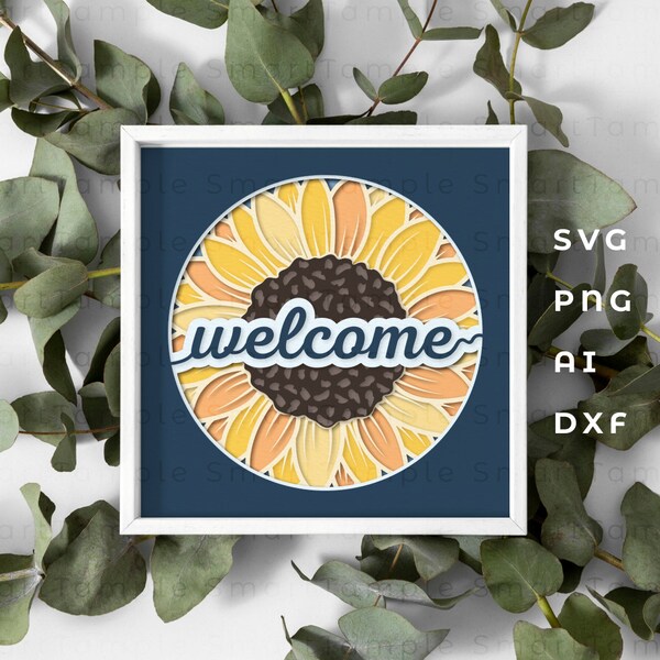 Welcome Sign With Flower Box - Etsy