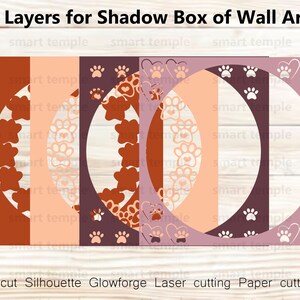 Dog Shadow Box SVG, Dog Layered SVG, Dog Paper Cut Svg, Cricut Files ...