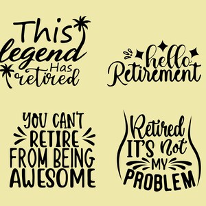 Retirement Svg Bundle, Retirement Laser Files, Retirement Cricut ...