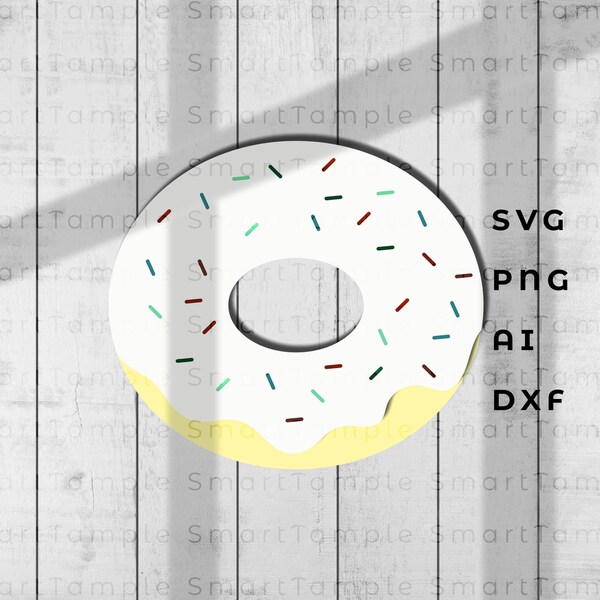 Cricut Donut Box Svg - Etsy