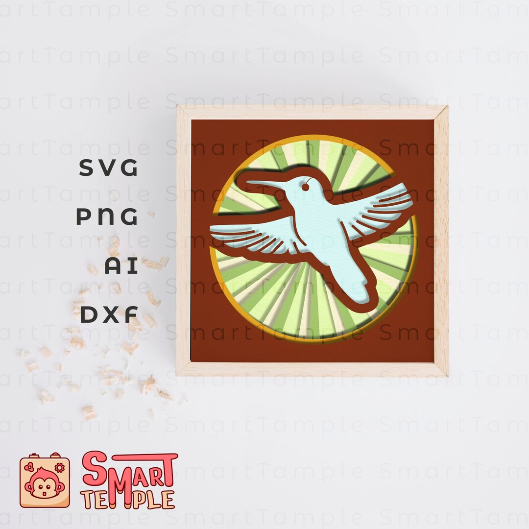 Bird Shadow Box Svg, 3d Bird Svg, Layered Bird Svg, Bird Stencil, Bird ...