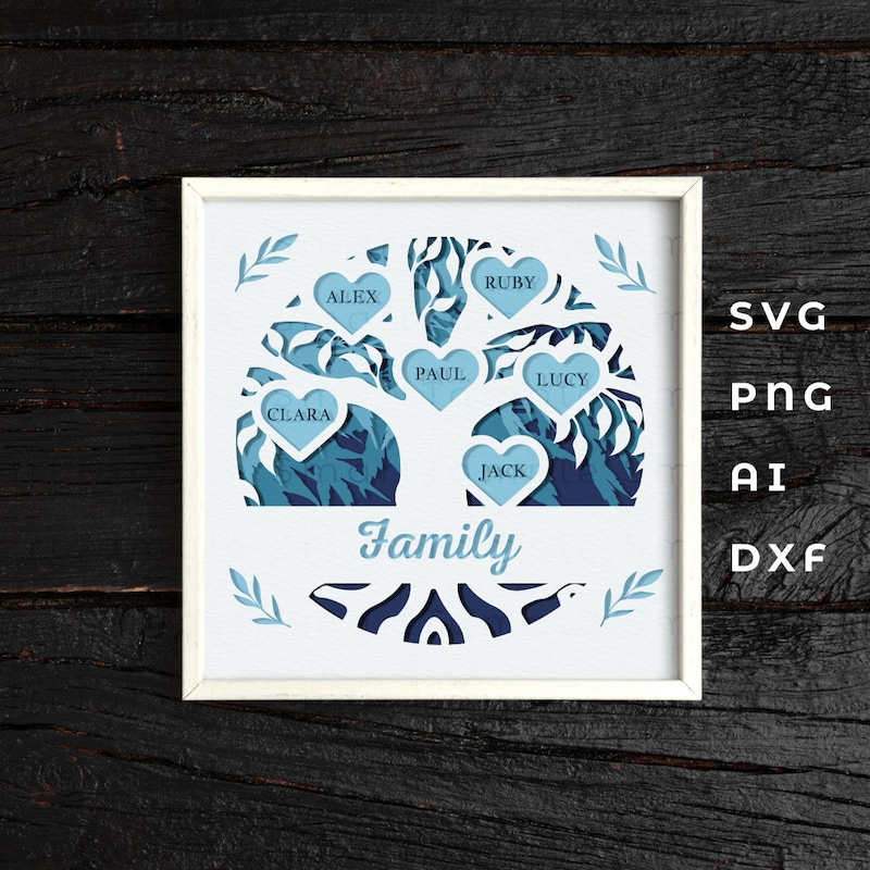 Family Tree Svg - Etsy