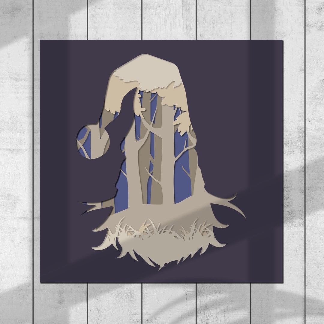 Gnome Shadow Box Svg, 3d Gnome, Layered Gnome Svg, Gnome Card Stock ...