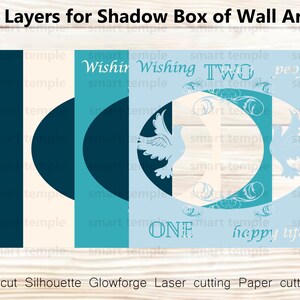 Personalized Shadow Box With Text, Shadow Box SVG Wedding Gifts, Couple ...